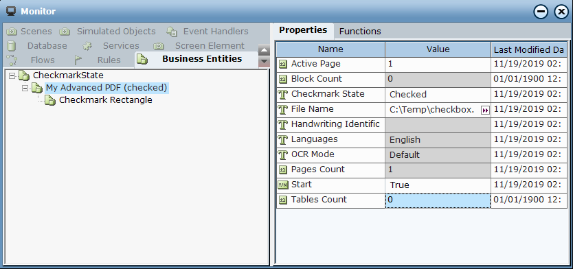 Using the OCR Get Checkmark State Function