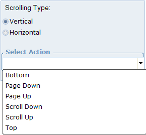 Simulated Scroll Bar Control Functions and Events