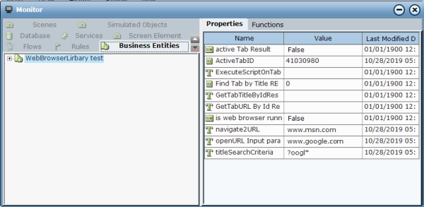 Using Web Browser Functions