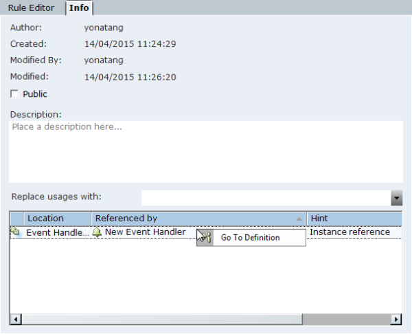 Action Editor