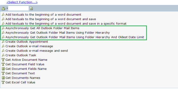 Programmatic Access in MS Outlook